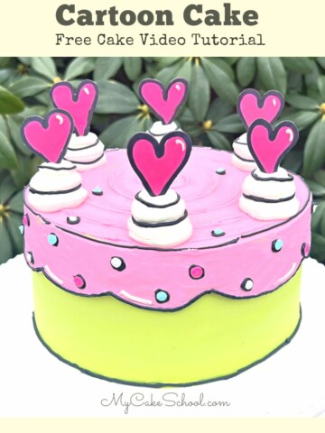 Cartoon Cake (Free Cake Video Tutorial) - My Cake School