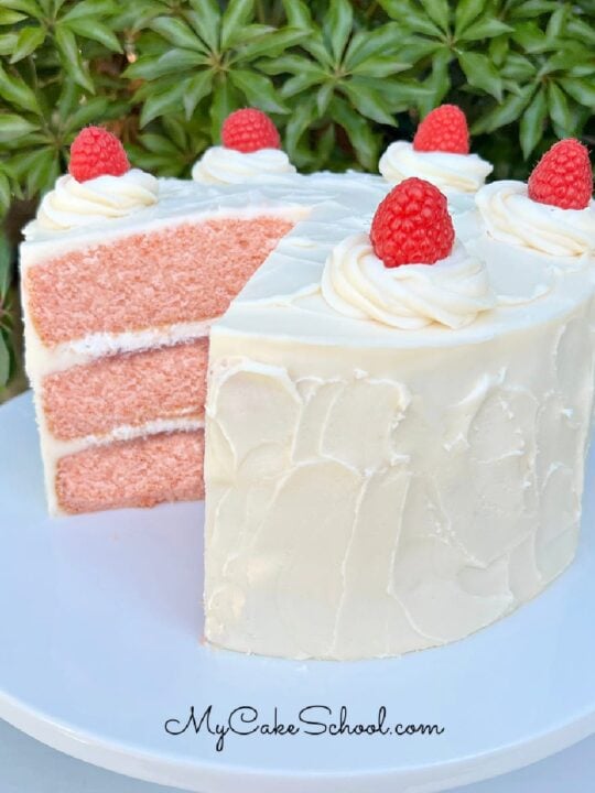 Pink Velvet Cake - My Cake School