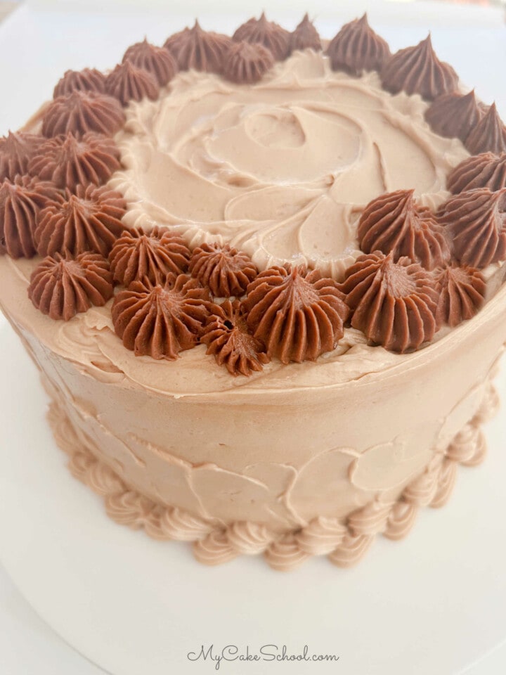 Mocha Cake (Doctored Cake Mix) - My Cake School