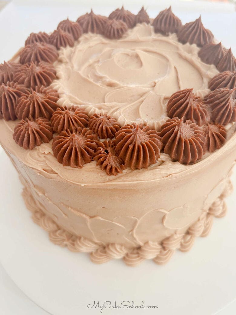 Mocha Cake (Doctored Cake Mix) - My Cake School