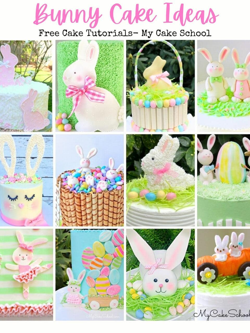 Bunny Cake Ideas - My Cake School