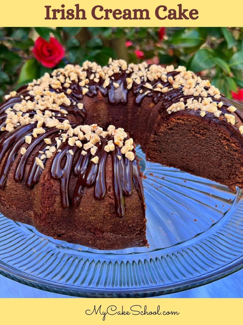 Irish Cream Cake - My Cake School