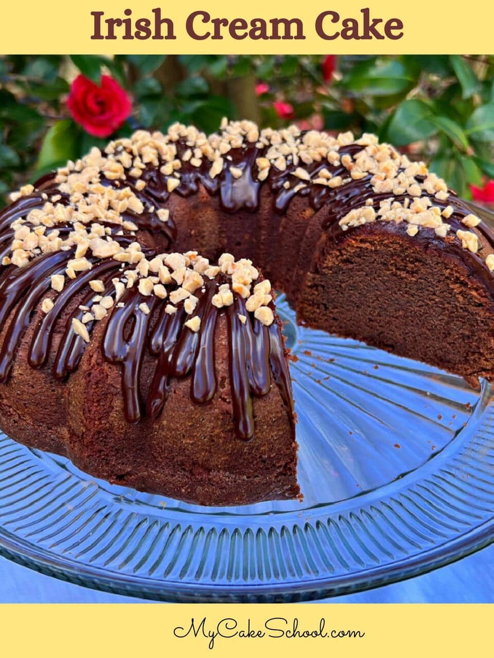 Irish Cream Cake - My Cake School