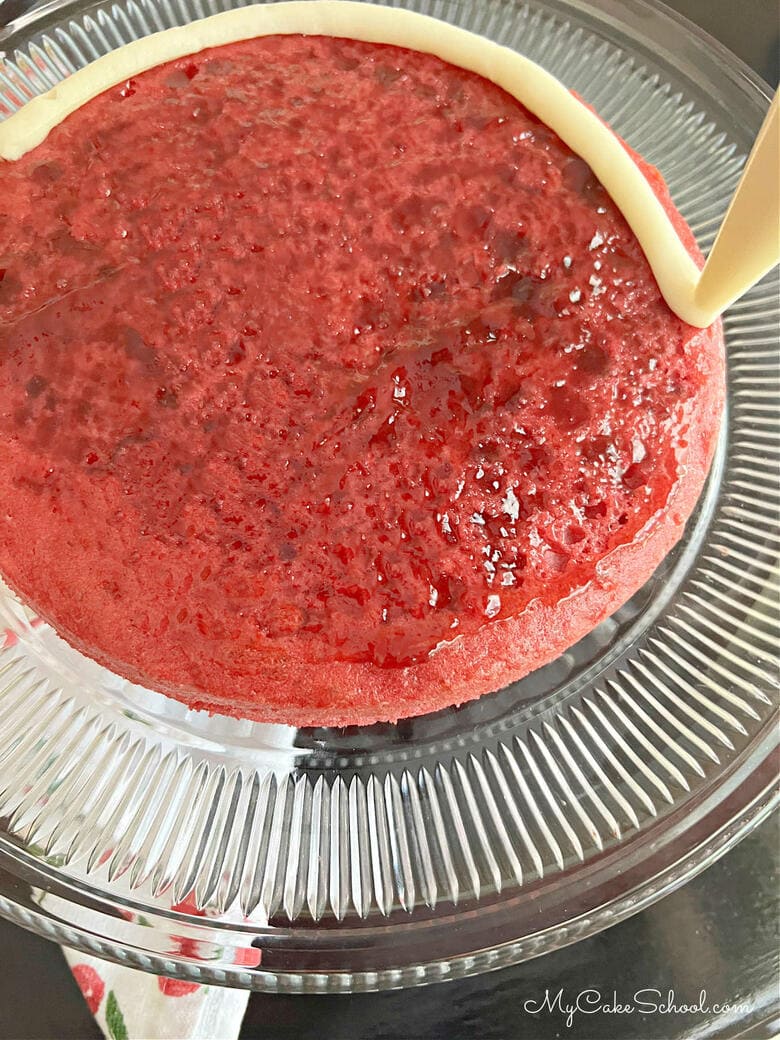 Raspberry Cake (Box Mix) - My Cake School