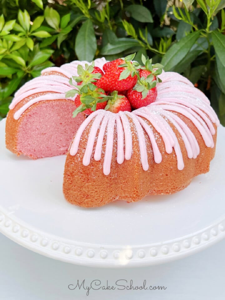 Strawberry Sheet Cake My Cake School