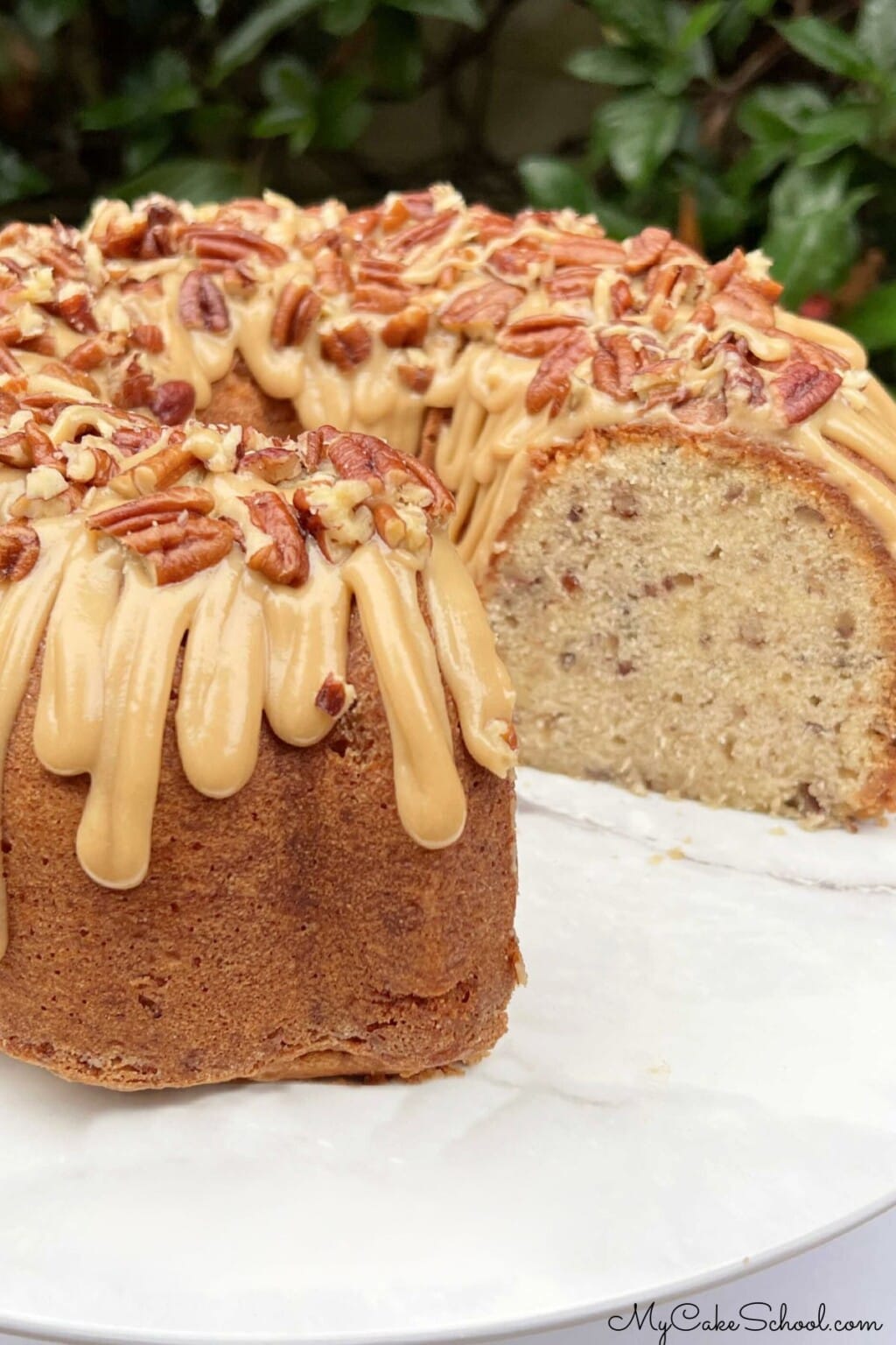 Butter Pecan Pound Cake - My Cake School