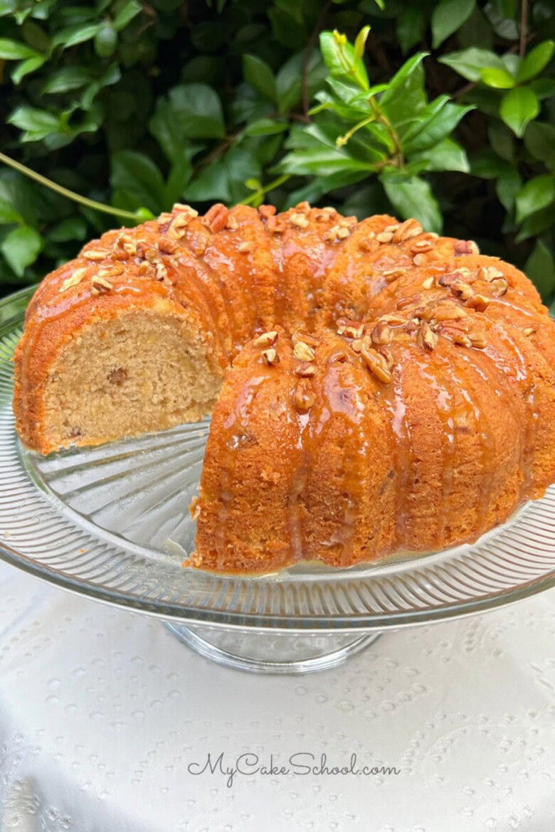 Banana Nut Cake - My Cake School