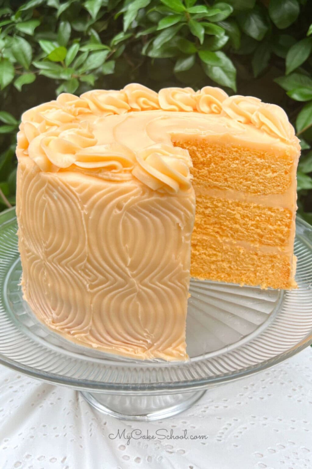 Orange Velvet Cake - My Cake School