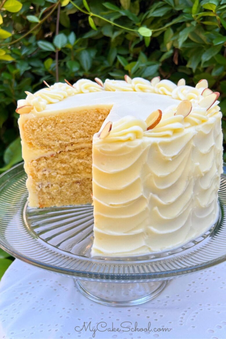 Maple Almond Cake - My Cake School