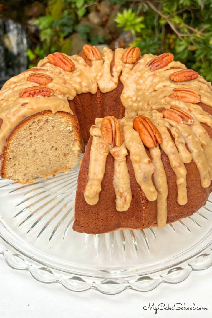 Praline Pound Cake - My Cake School